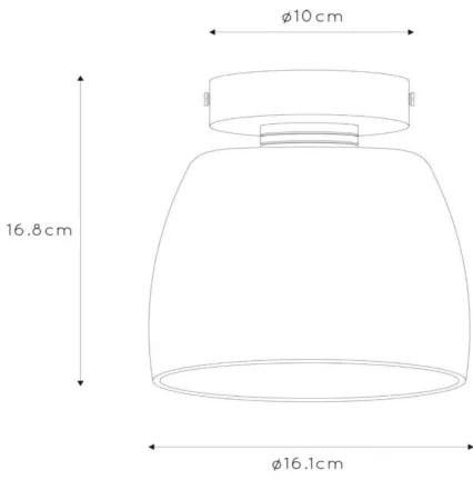 Lucide 30164/01/02 - Koupelnové stropní svítidlo TYLER 1xG9/33W/230V IP44 zlatá