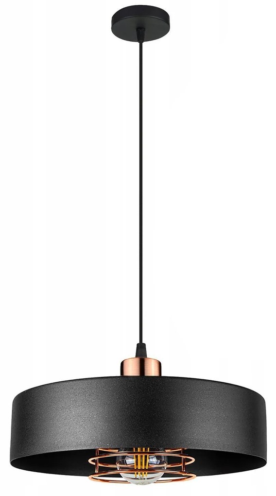 Toolight Závěsné svítidlo s APP1246-1CP Black/Rose gold