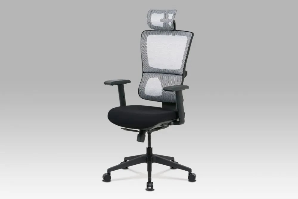 Kancelářská židle KA-M04 WT černá / bílá Autronic
