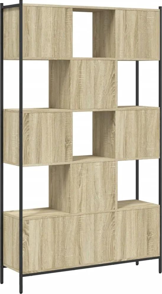 vidaXL Knihovna 102 x 28 x 172 cm kompozitní dřevo [3213658] Barva: šedá sonoma