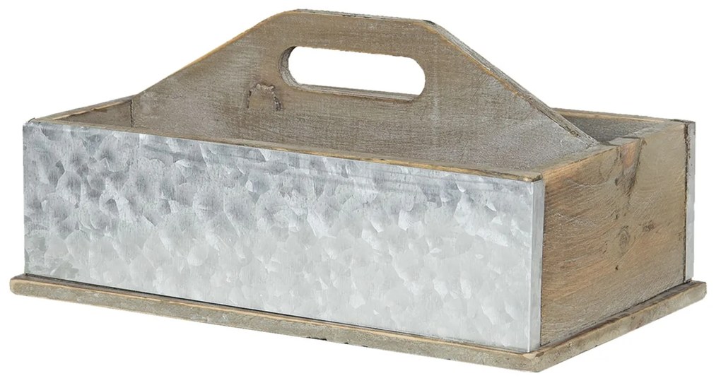 Dřevěný dekorační box - 28*13*18 cm