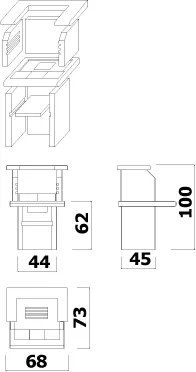 Norman Mini zahradní krb