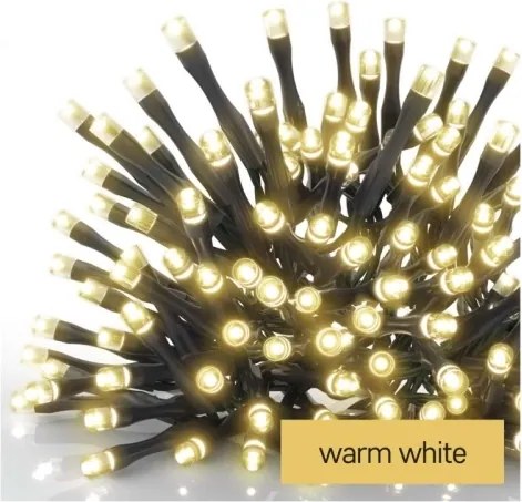 Propojovací vánoční řetěz bez zdroje EMOS Connecting D1AW03 ZY1440 100LED 10m teplá bílá