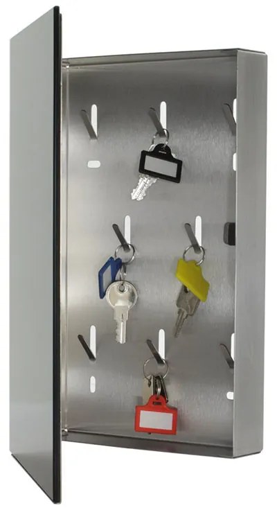 Rottner Skříňka na klíče KEY GLASS, na 8 klíčů, černá
