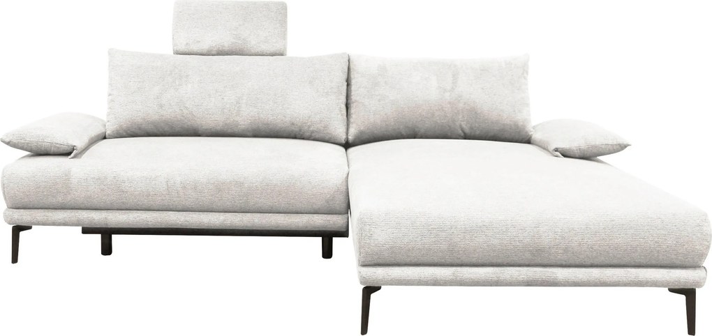 XXXLutz ROHOVÁ SEDAČKA, textil, bílá MID.YOU - Sedací soupravy - 001574003001