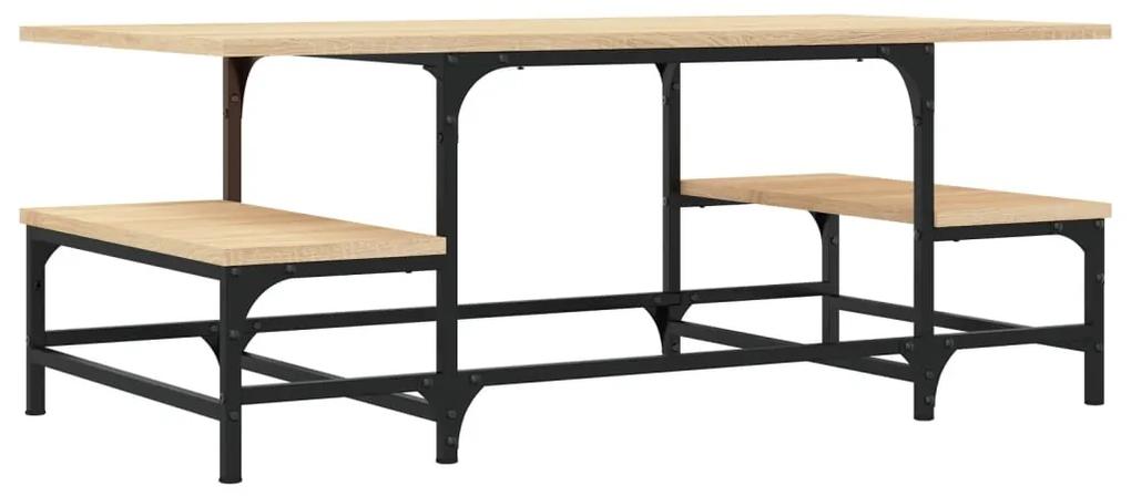 Konferenční stolek dub sonoma 100x50,5x40 cm kompozitní dřevo - Default Title
