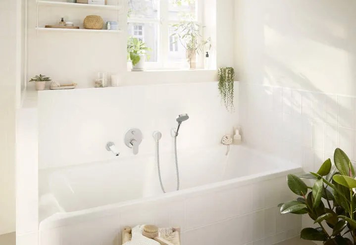 Hansgrohe Rebris S, vanová baterie pod omítku pro iBox universal, chromová, 72466000