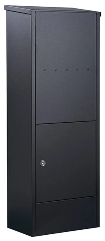 Podlahová poštovní schránka Allux 600S-B černá