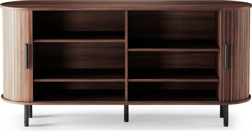 Komoda Gliss 160 cm ořech tmavý