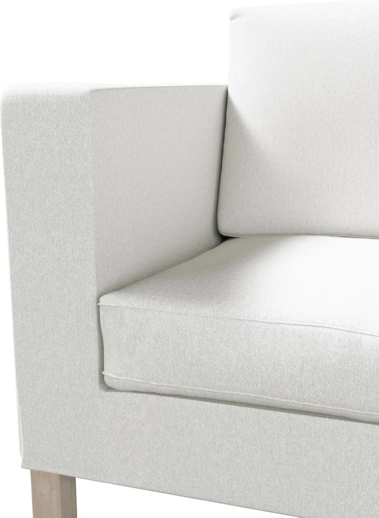 Potah na pohovku IKEA Karlanda 2-místná, krátký barva krémová látka pletený vzor