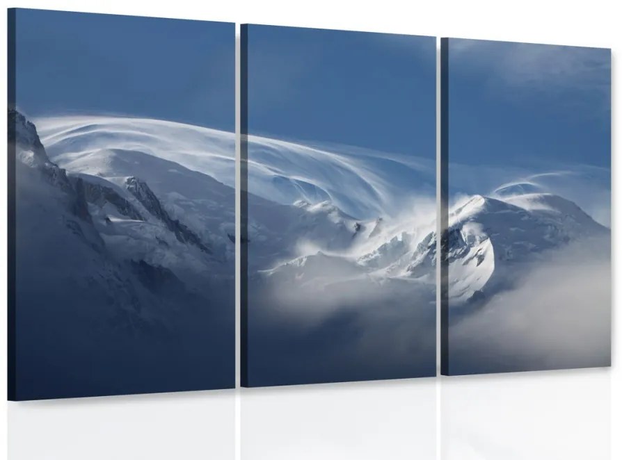 Obraz zasněžené hory Velikost (šířka x výška): 90x60 cm
