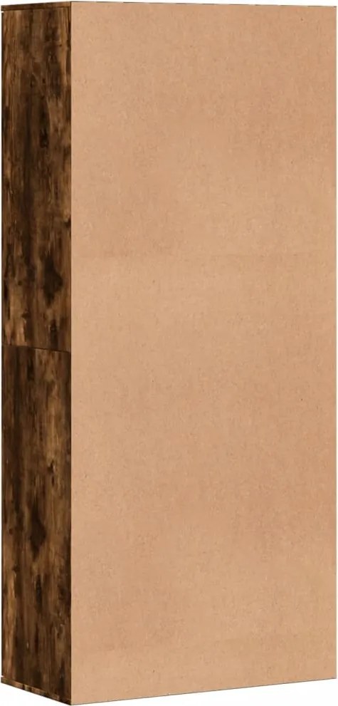 Botník kouřový dub 80 x 39 x 178 cm kompozitní dřevo 3276676