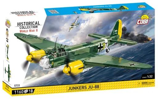 Cobi 5733 II WW Junkers Ju-88, 1:32, 1160 kostek