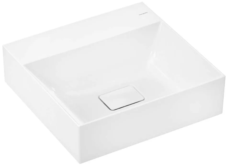 Hansgrohe Xevolos E - Umývátko 50x48 cm, bez přepadu, bez otvoru pro baterii, SmartClean, bílá 61089450