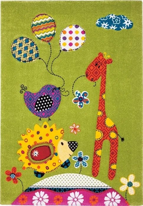 Vopi | Dětský koberec Kiddy 20705/40 - 160 x 230 cm, zelená