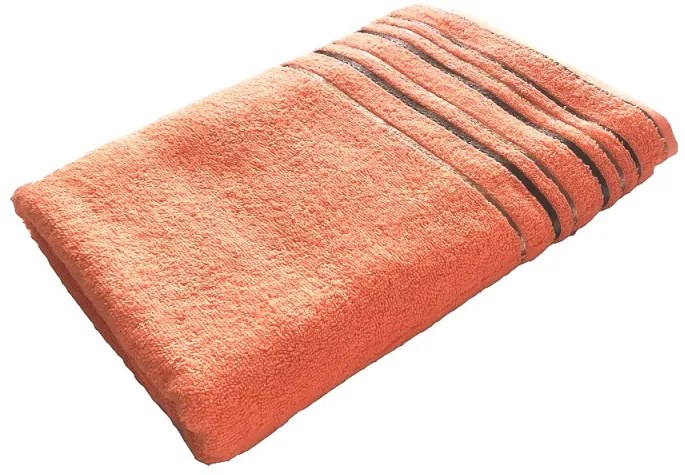 Praktik Ručník Zara 450 g/m2  Ručník Zara 50x100 cm lososový