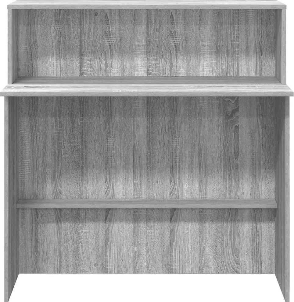 vidaXL Recepční stůl 100x50x103,5 cm kompozitní dřevo [859029] Barva: dub sonoma
