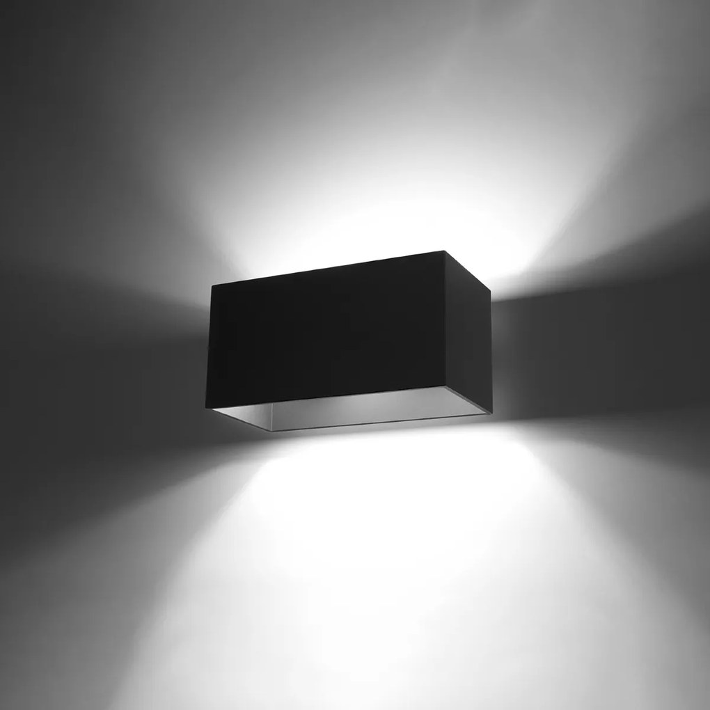 Sollux Lighting Nástěnné svítidlo QUAD MAXI Černá