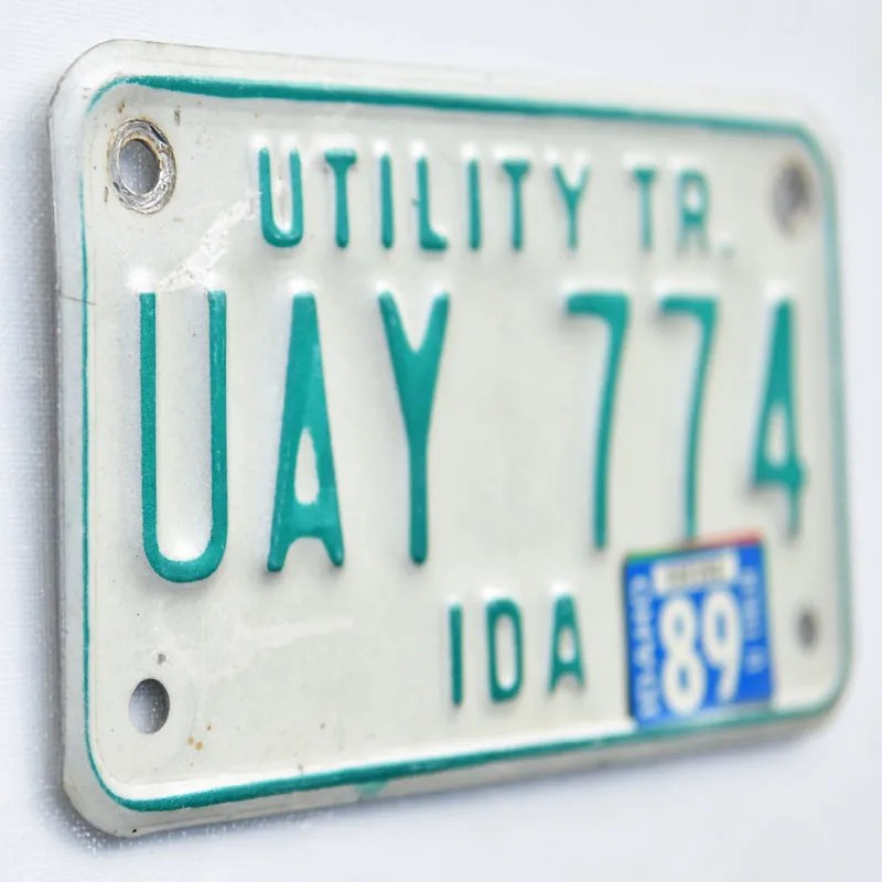 Americká SPZ Idaho UAY 774 Utility Trailer