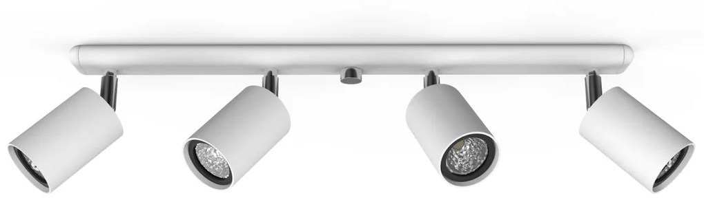 Light for home - Bodové svítidlo 12509 "GLAZE", 4x35W, GU10, Bílá