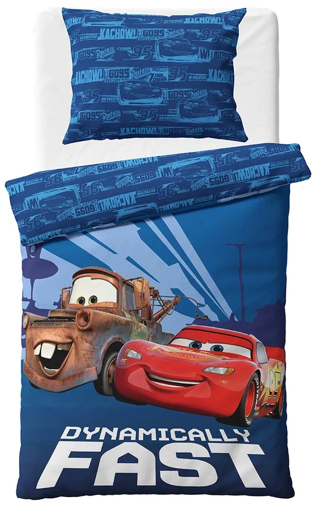 Povlečení Cars 3 Blesk McQueen a Burák