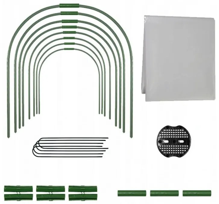 Malý zahradní fóliovník - tunel 10 x 0,5 m