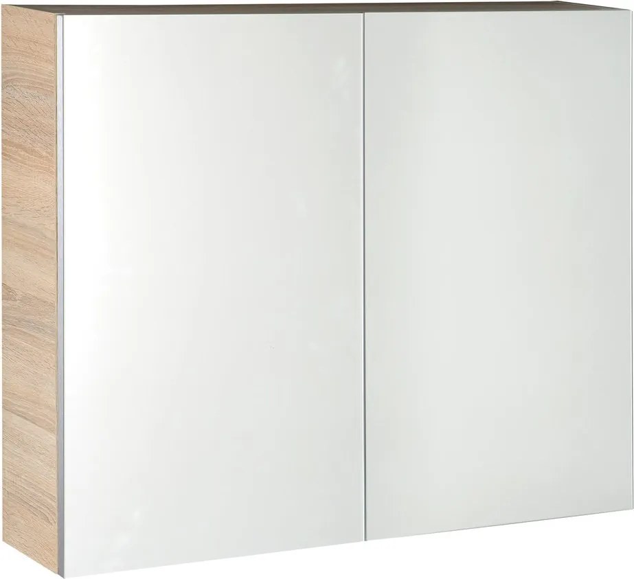 Aqualine Aqualine, VEGA galerka 80x70x18cm, dub platin, VG880