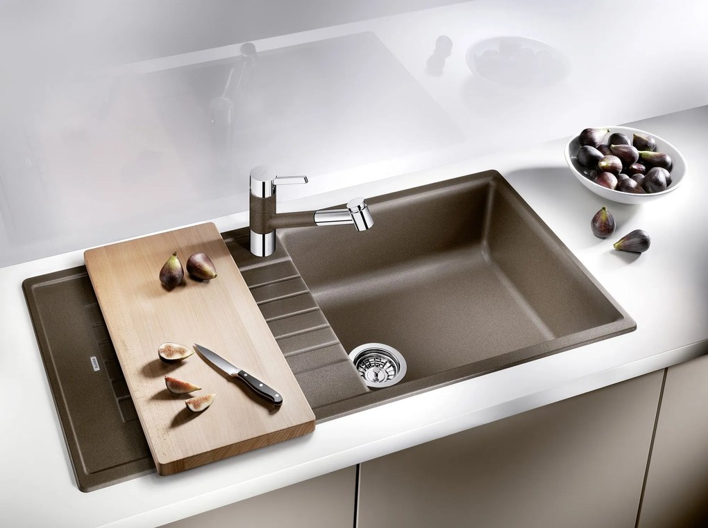 Blanco Zia XL 6 S, silgranitový dřez 1000x500x190 mm, 1-komorový, šedá vulkán, BLA-527400