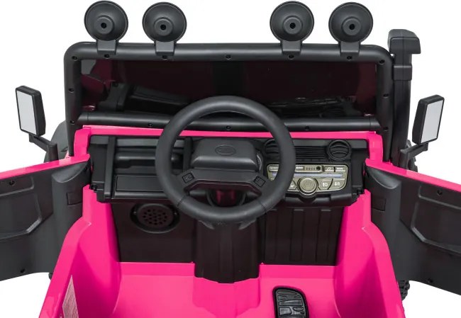 Elektrické autíčko Land Rover Defender 110 SVX růžové