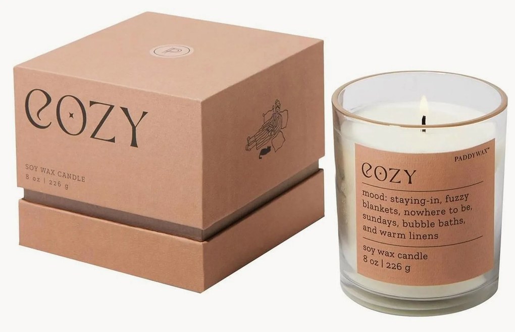 Vonná svíčka Cozy (kašmír a francouzská kosatec)