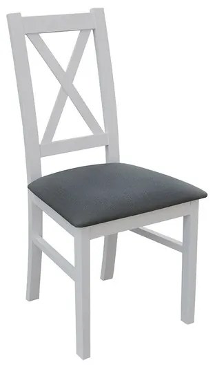 Židle JK22, Barva dřeva: bílá, Potah: ekokůže Soft 010