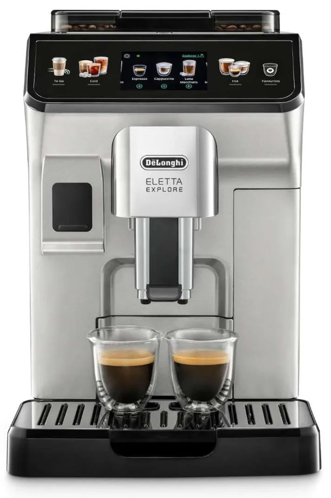 DeLonghi - Automatický kávovar Eletta Explore, stříbrná ECAM450.55.S