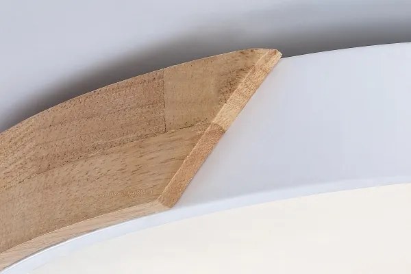 Rabalux 71417 - LED Stropní sv MAPLE2 LED/24W/230V 3000K bílá/dub pr. 41 cm