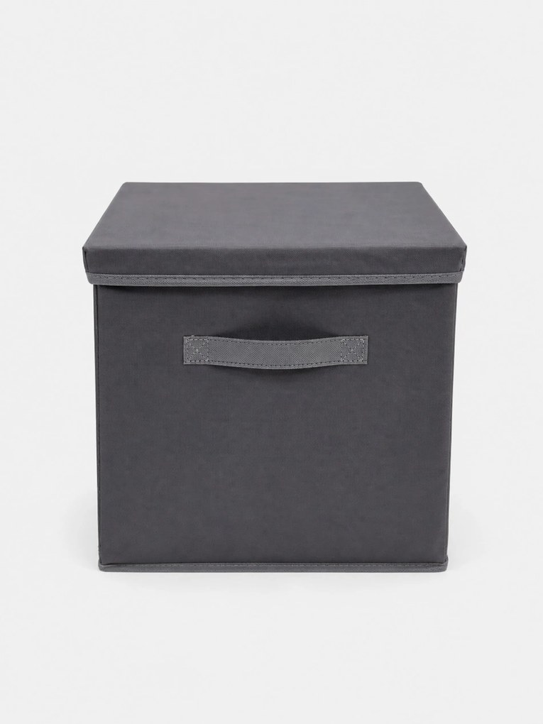 Sinsay - Skládací úložný box s rukojetí a víkem - šedá