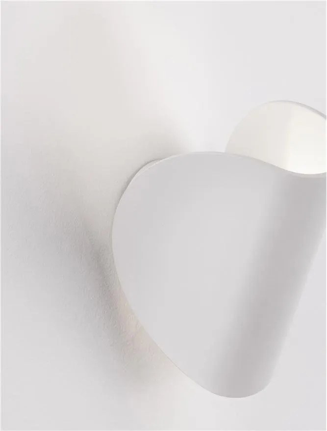NV 9026119 AKCE - Venkovní nástěnné svítidlo ARABELLA bílý hliník a čiré sklo LED 6W 3000K IP54 - NOVA LUCE
