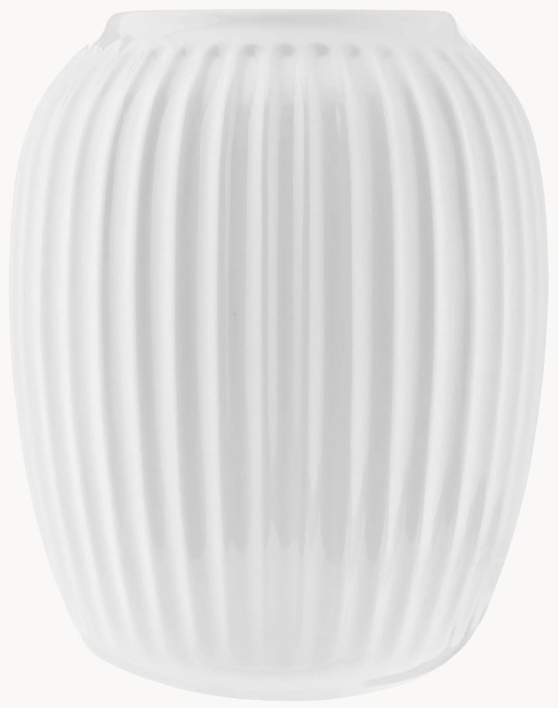 Ručně vyrobená porcelánová váza Hammershoi, V 20 cm