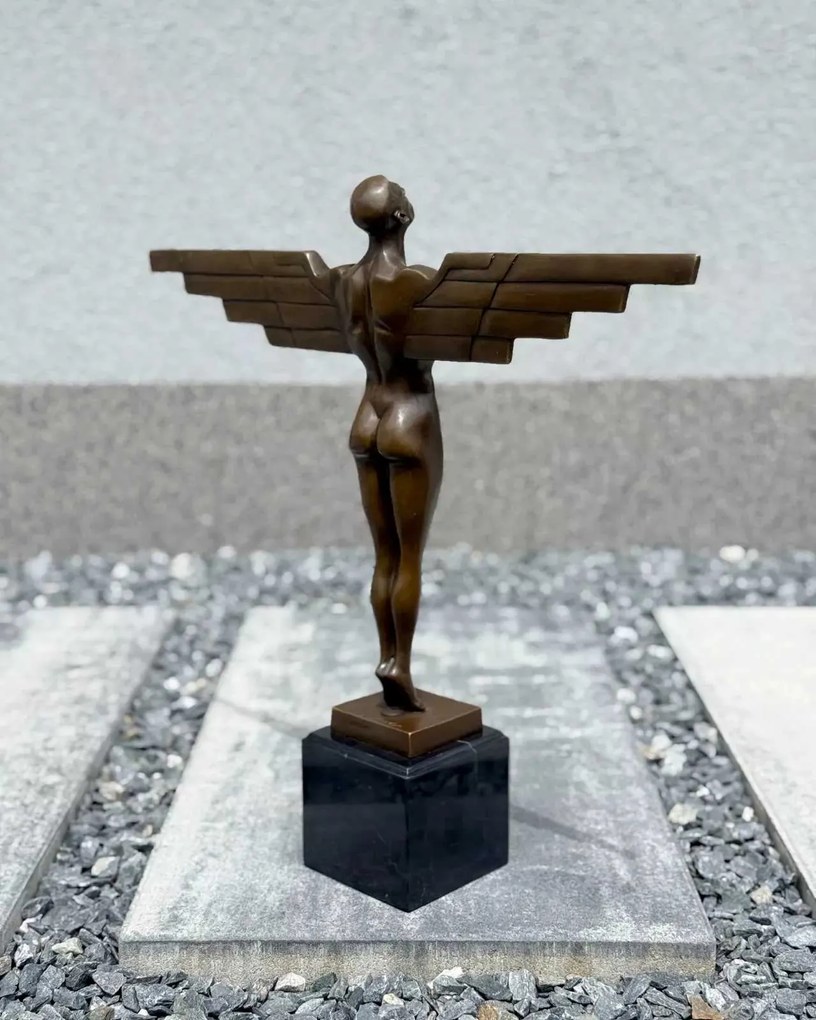 Bronzová socha - Ikarus Art Deco