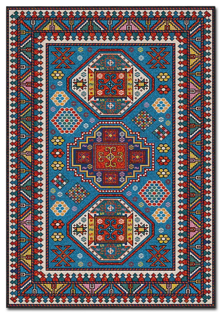 Conceptum Hypnose Kusový koberec ASR CRPT-101, Vícebarevná, 140 x 220 cm