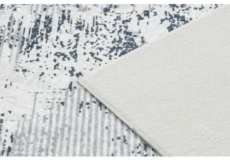 Dywany Luszczow Kusový koberec ANDRE pratelný 1189 Mramor, řecký protiskluz, černý / bílá Rozměr koberce: 120 x 170 cm
