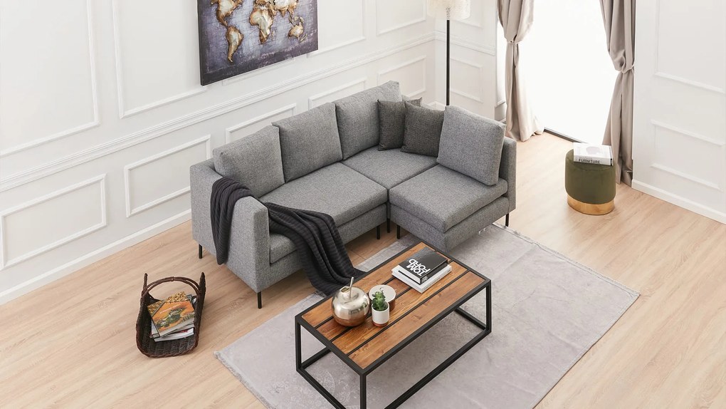 Hannah Home Modulová pohovka MINO šedá 825BLC1724