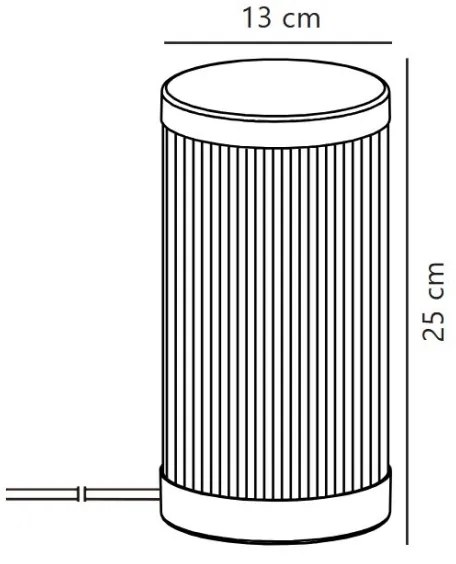 Nordlux - Venkovní stolní lampa COUPAR 1xE27/25W/230V černá