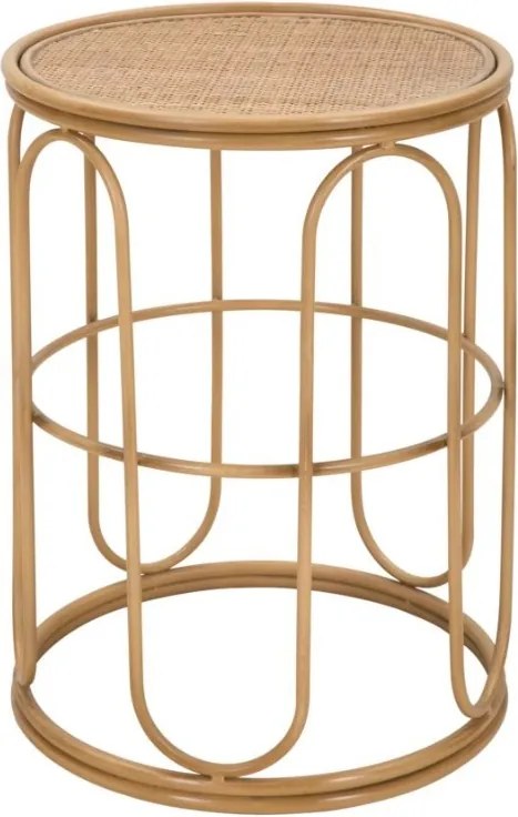 Designový odkládací stolek Belenus 40 cm přírodní