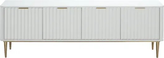 TV stolek Stilig ST709 200 cm bílý/zlatý