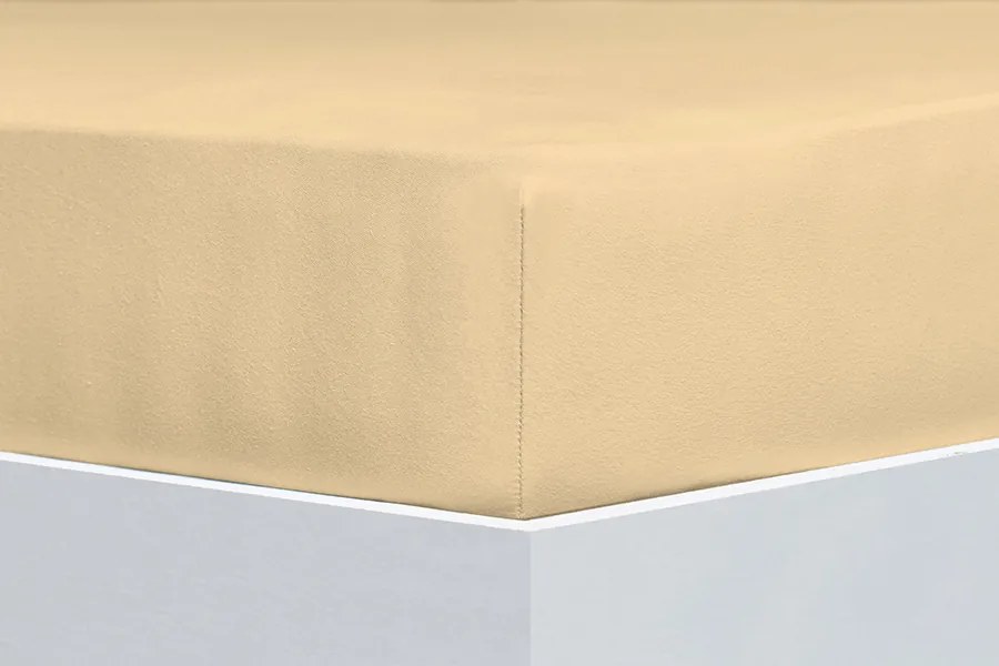 Florella Prostěradlo Avance Jersey 45 Vanilla, 180-190x200 cm