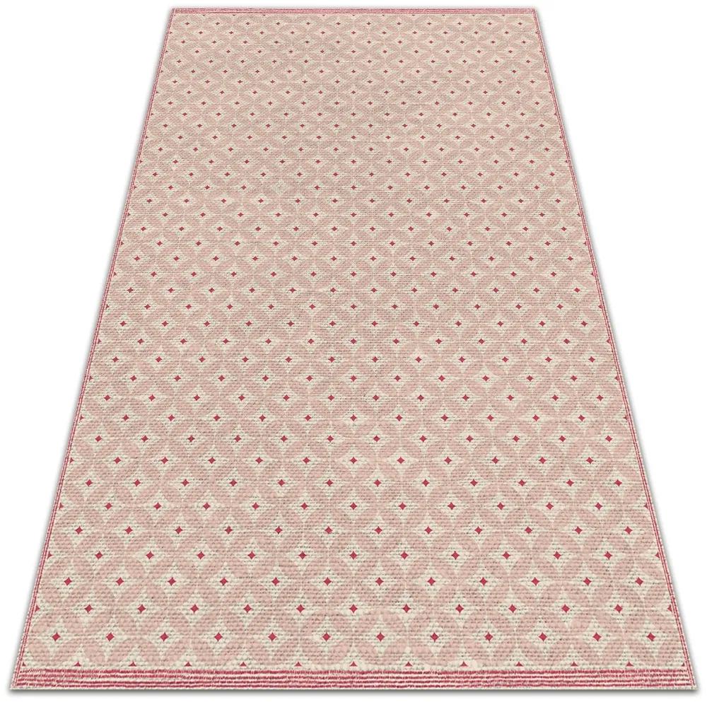 Vinylový koberec Růžový orientální vzor