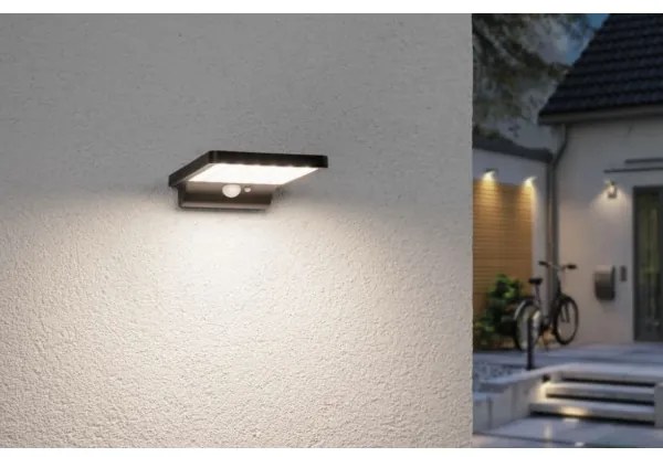 Paulmann 95393-LED/4W IP44 Stmívatelné solární svítidlo se senzorem SOLVEIG 3,7V