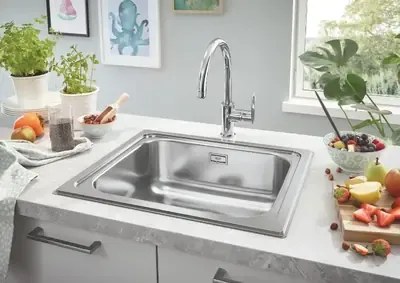 Grohe BauLoop - Dřezová baterie chrom