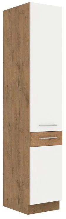 Vysoká kuchyňská skříňka Woodline 40 DK-210 2F, Barva: Dub lancelot / matera