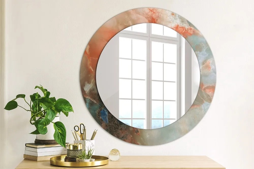 Kulaté dekorativní zrcadlo Onyx kuličky fi 60 cm