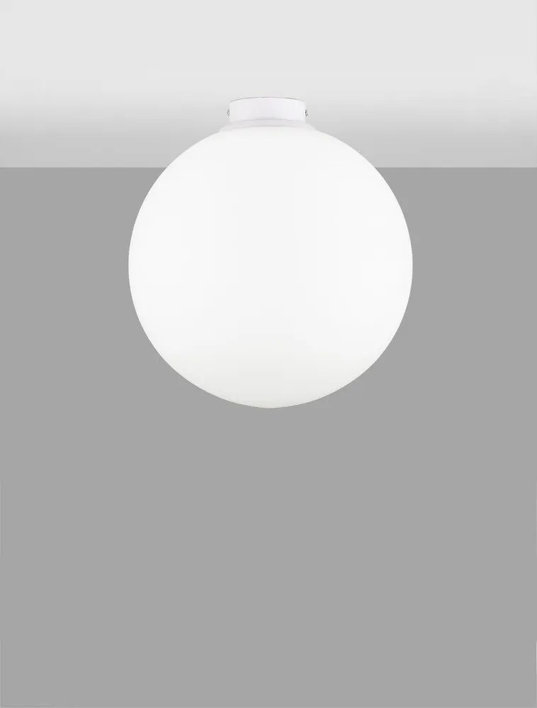 Bílé skleněné stropní svítidlo Nevoso – Nova Luce